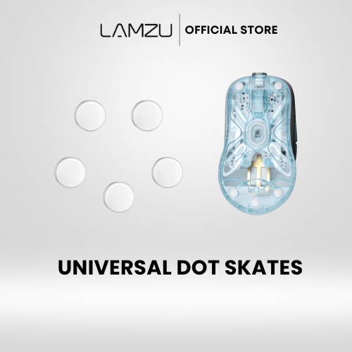 Jual Lamzu Round Dot PTFE Skates For Gaming Mouse | Shopee Indonesia