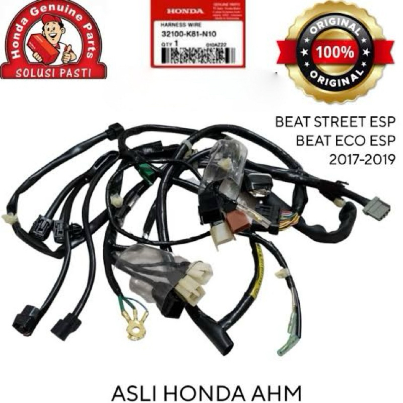 Jual Kabel Body / Wayar Body Komplit / Harness Wire Beat Eco 2016 - 2019 BeAt Street Esp ISS ...