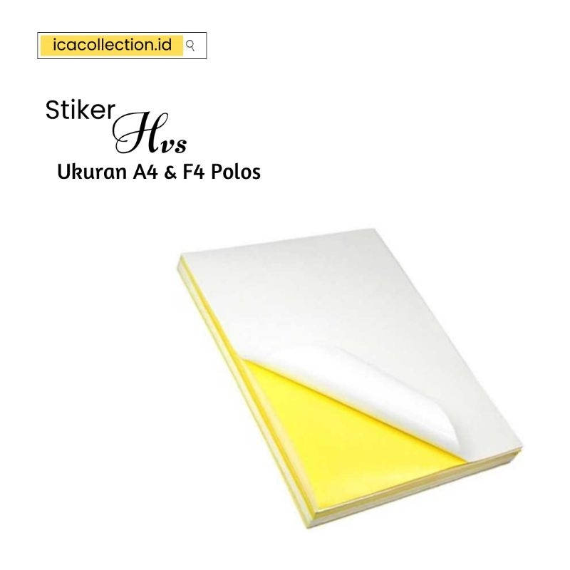 Jual KERTAS STIKER HVS A4 ISI 40 LEMBAR | Shopee Indonesia