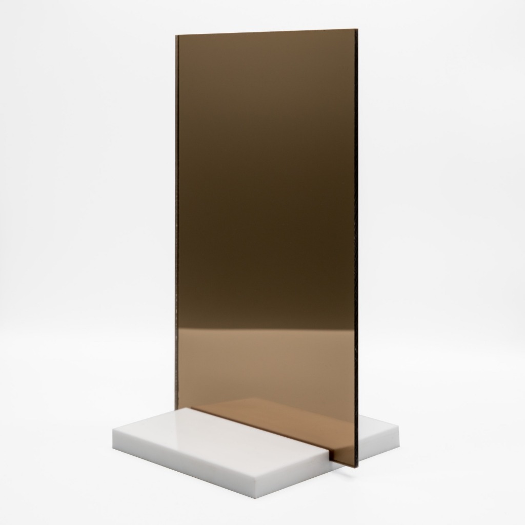 Jual Lembaran Akrilik Mirror Cooped Tembaga Bronze Tebal 2mm / 1220mm X ...