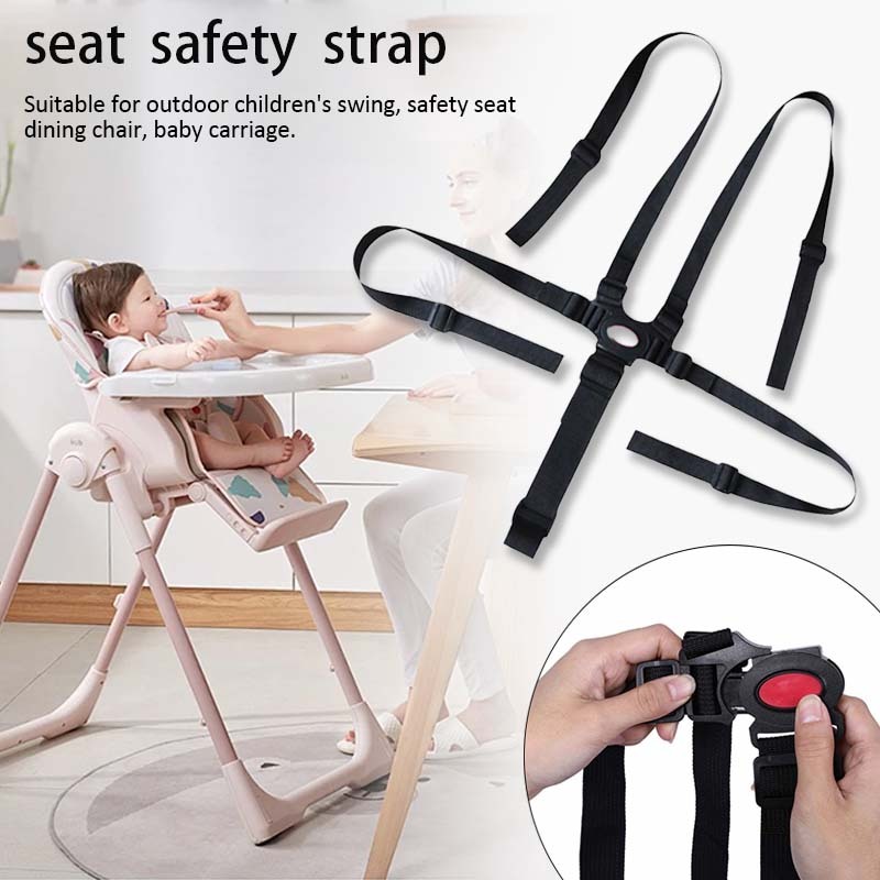Jual Sabuk Pengaman Stroller Bayi 5 Titik Pelindung Seat Belt Anak ...