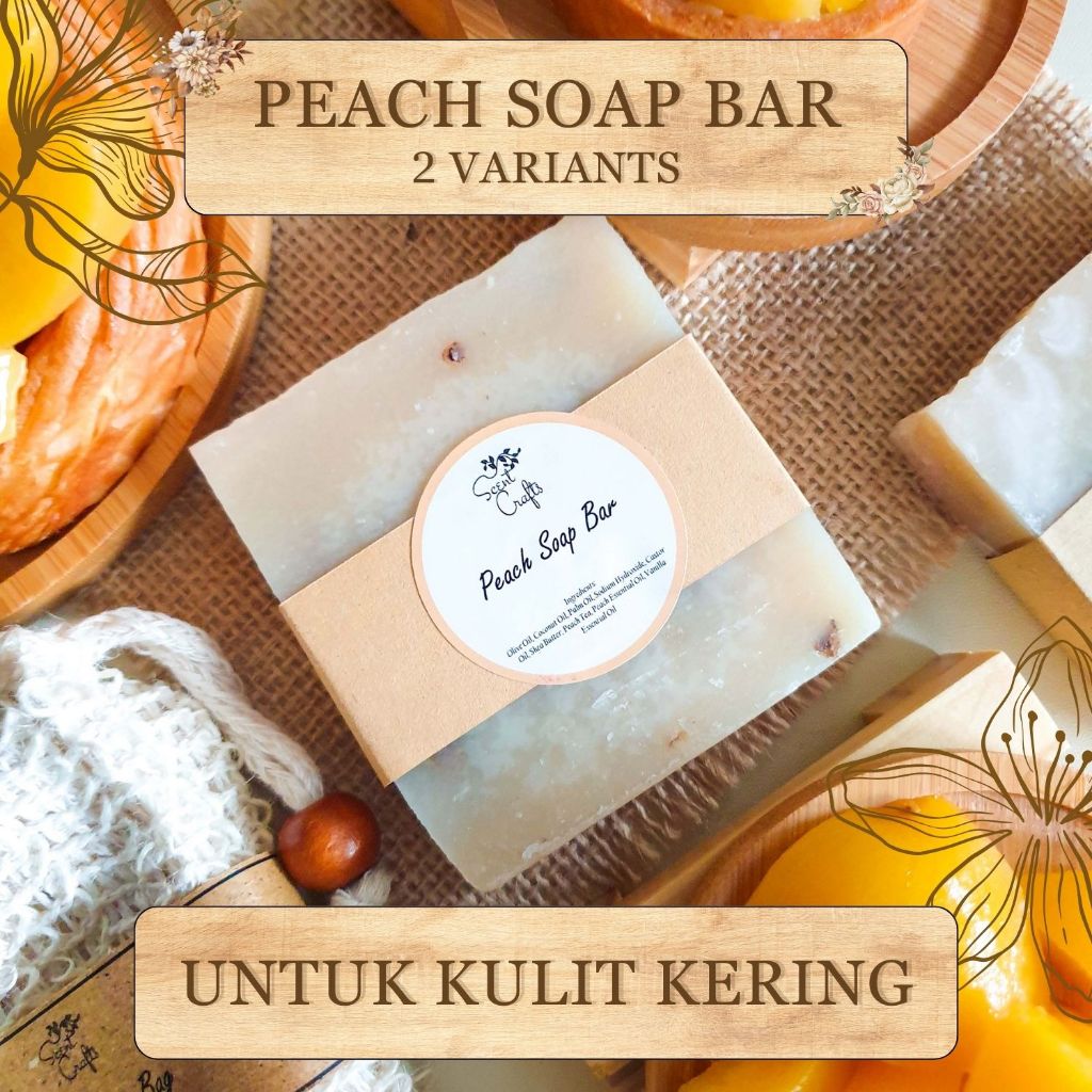 Jual Peach Soap Bar - Scent Crafts - Sabun Persik - Peach with Pome ...