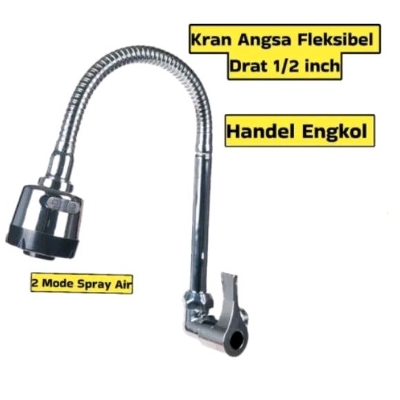 Jual Kran Angsa Flexibel / Kran Wastafel Cuci Piring Flexibel Tuas ...