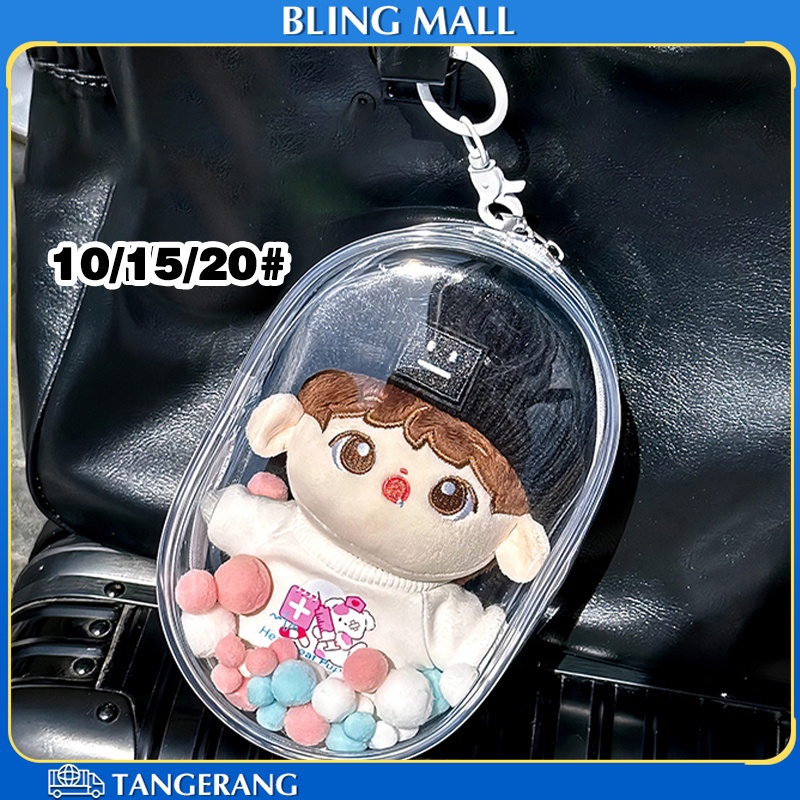 Jual Pouch Doll 10cm 15cm 20cm Transparan Pouch PVC Labubu Popmart ...