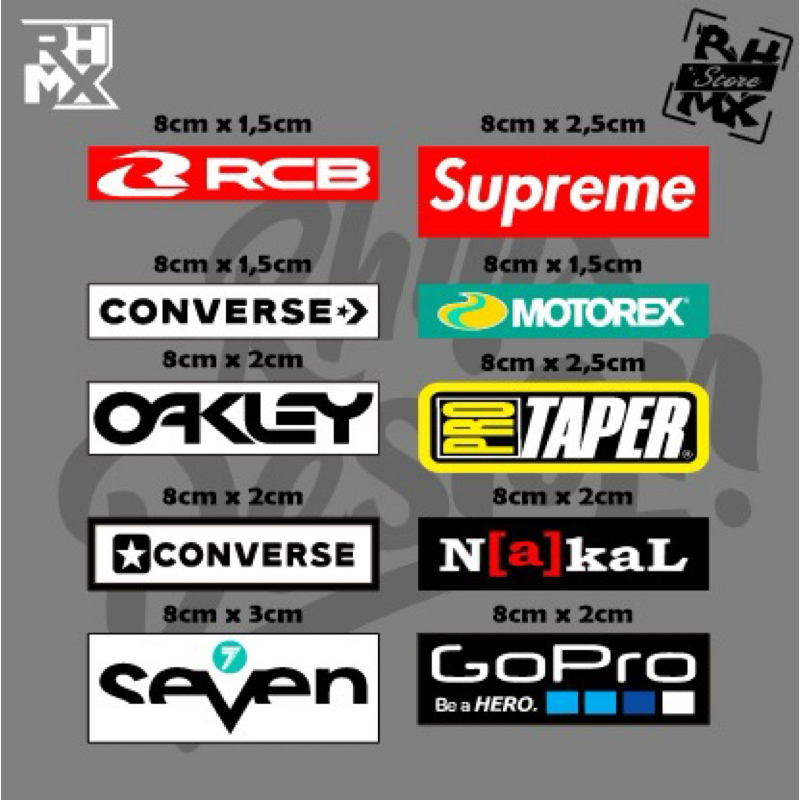 Jual sticker racing pack motor viral terbaru stiker vinyl stiker list ...