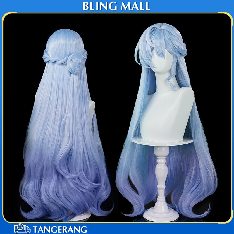 Jual 85cm Wig HSR Wig Robin HSR Honkai Star Rail Gradien Biru | Shopee ...