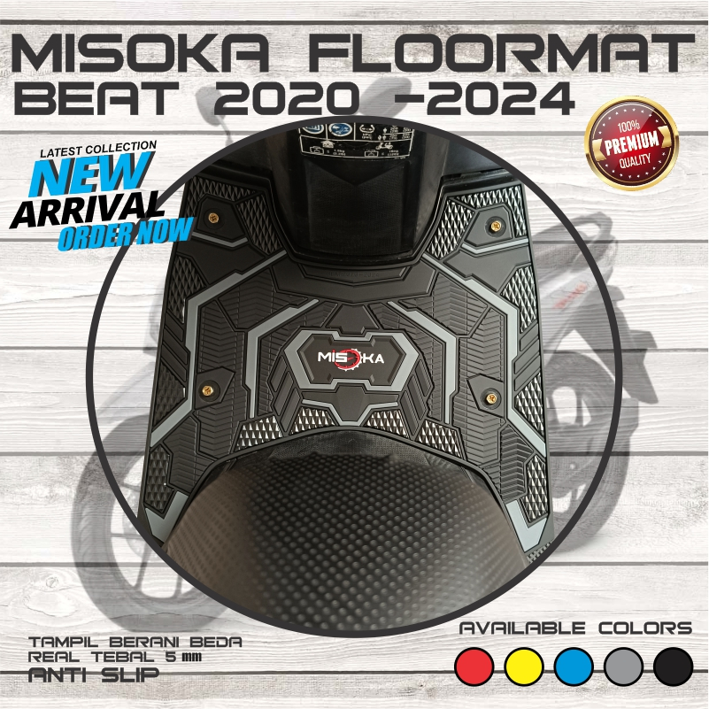 Jual Misoka Floormat Beat Deluxe Street Keyless 2020 2024 Beat Street ...