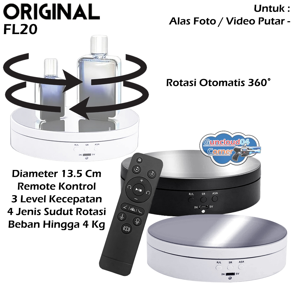 Jual taffSTUDIO All Series BK360 FL20 Turntable 360 Alas Putar Foto ...