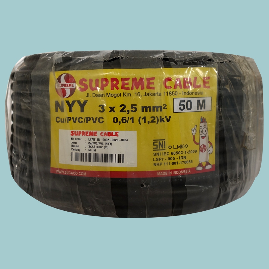 Jual Kabel NYY 3x2,5 mm Supreme | Shopee Indonesia