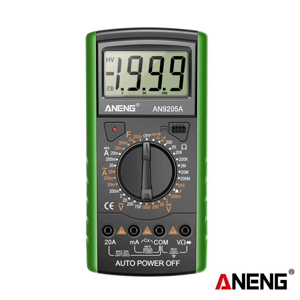 Jual Aneng AN9205A Digital Multimeter Portable AC Auto Power Off Original | Shopee Indonesia