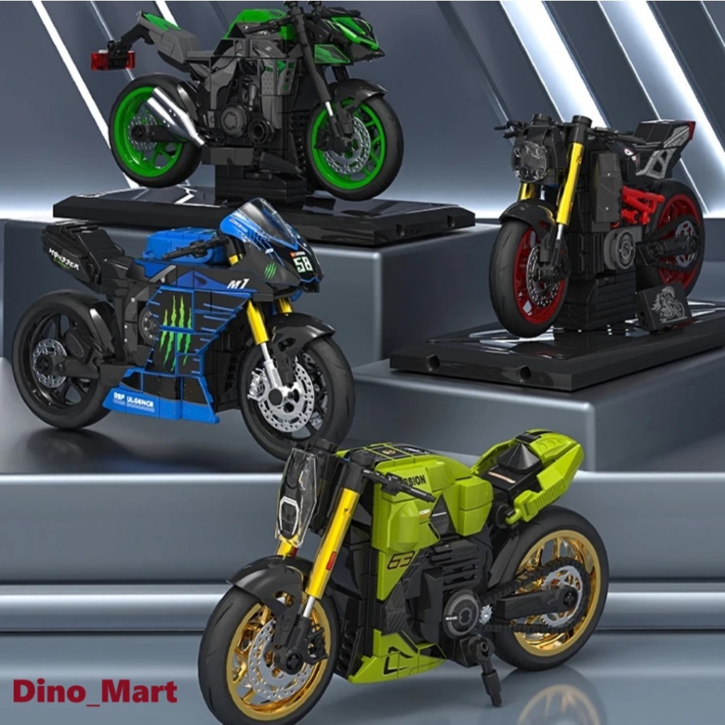 Jual Sembo Block Motor Balap - Brick Motor Koleksi 714532 - 714539 ...