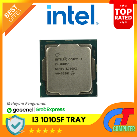 Jual PROCESSOR INTER CORE i3 10105F 3.7 GHz TRAY SOCKET 1200 | Shopee ...