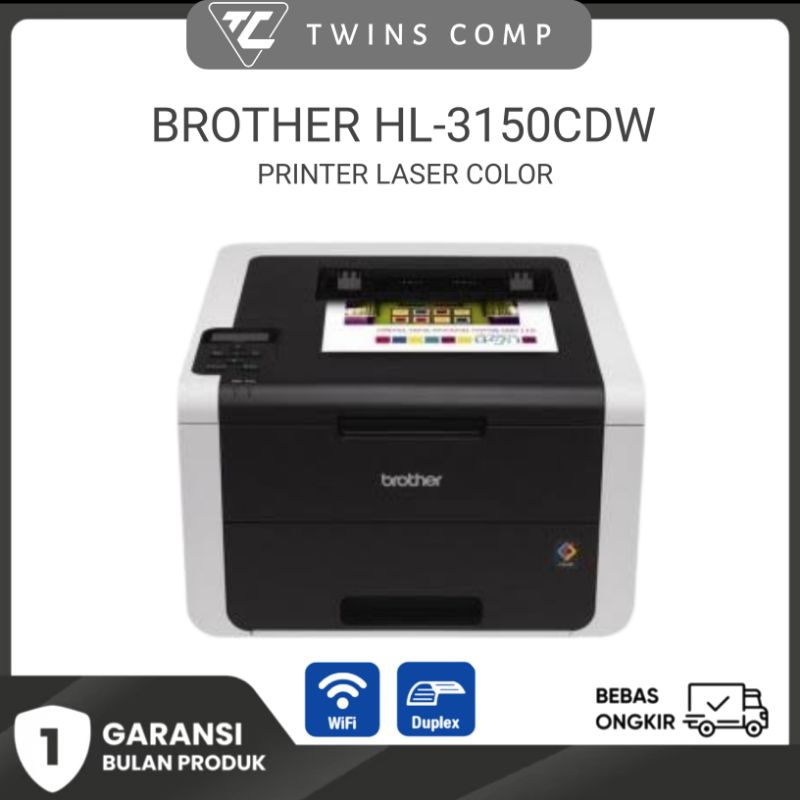 Jual Printer brother hl 3150 cdw laser warna duplex wifi siap pakai Shopee Indonesia