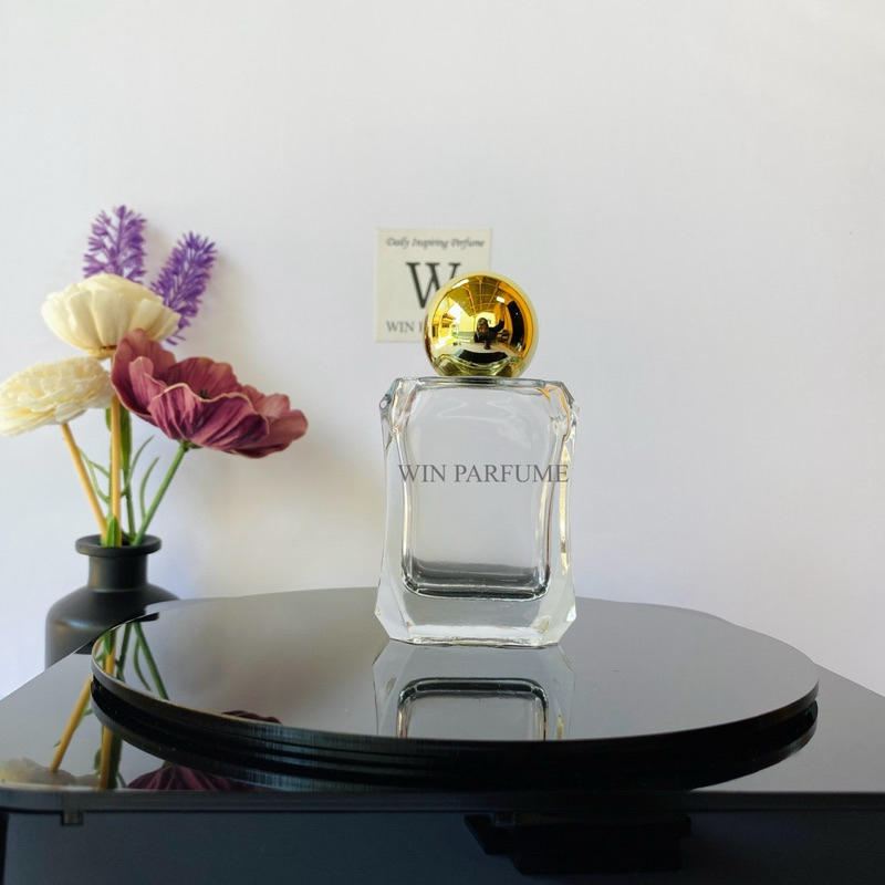 Jual Botol Parfum Diamond 50ml Tutup Bulat Gold Semi Press Ring dan ...