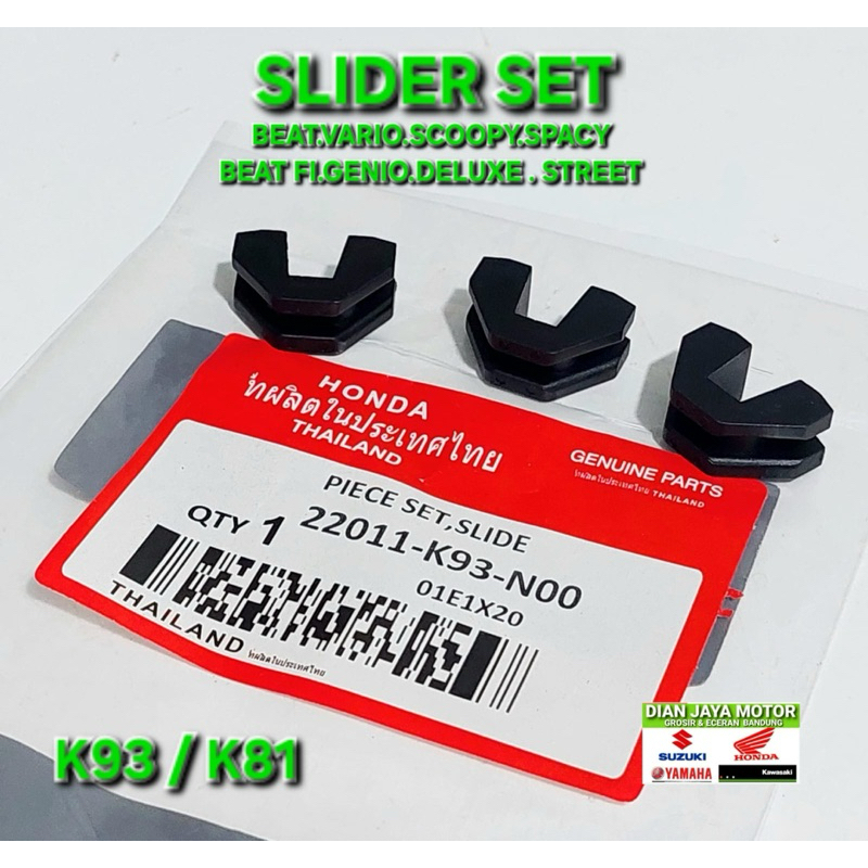 Jual Thailand Slider set K93 pace slide Honda Beat Scoopy spacy vario ...