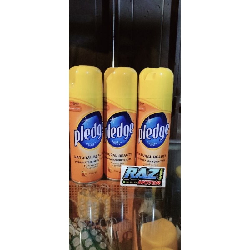 Jual pledge orange ukuran 330gr orisinil pledge pengkilao furniture ...