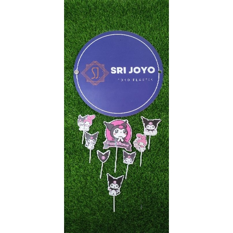 Jual TOPPER KUROMI| TOPPER ULANG TAHUN | TOPPER ULTAH KUROMI PINK ...