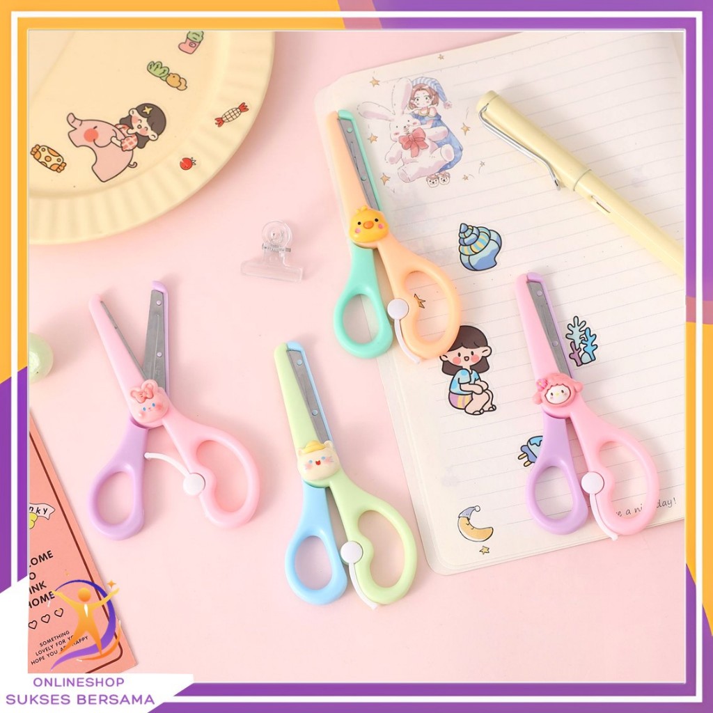 Jual OSB Gunting Portabel Mini Scissors Gunting Lucu Alat Tulis Anak ...