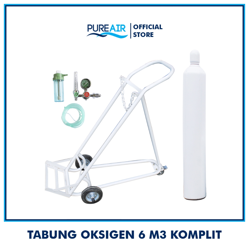 Jual Pureair Tabung Oksigen 6m3 Set Komplit (Tabung + Isi Oksigen ... Jual Pureair Tabung Oksigen 6m3 Set Komplit (Tabung + Isi Oksigen ...