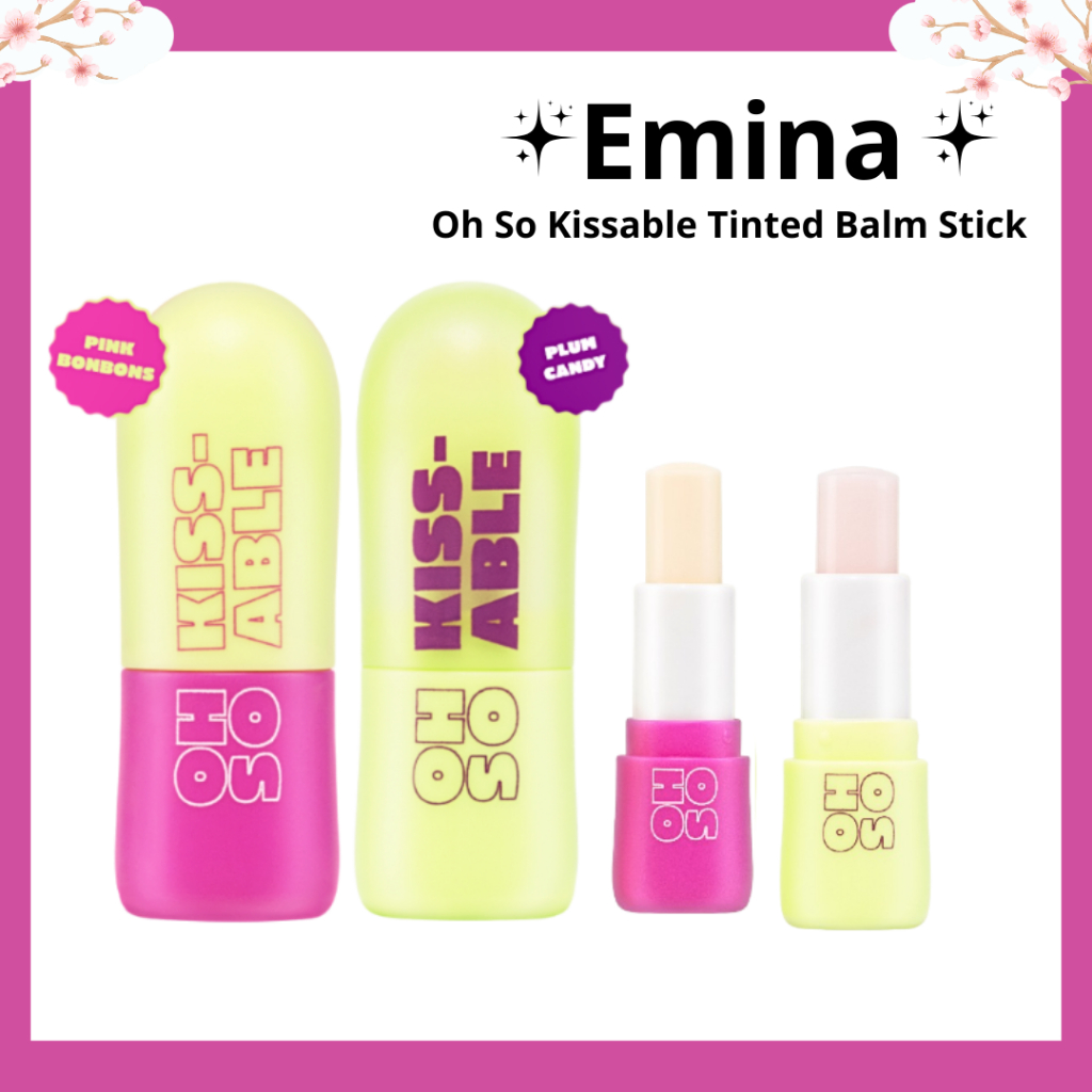 Jual Emina Oh So Kissable Tinted Balm Stick 3.4g | Lip Balm | Pelembab ...