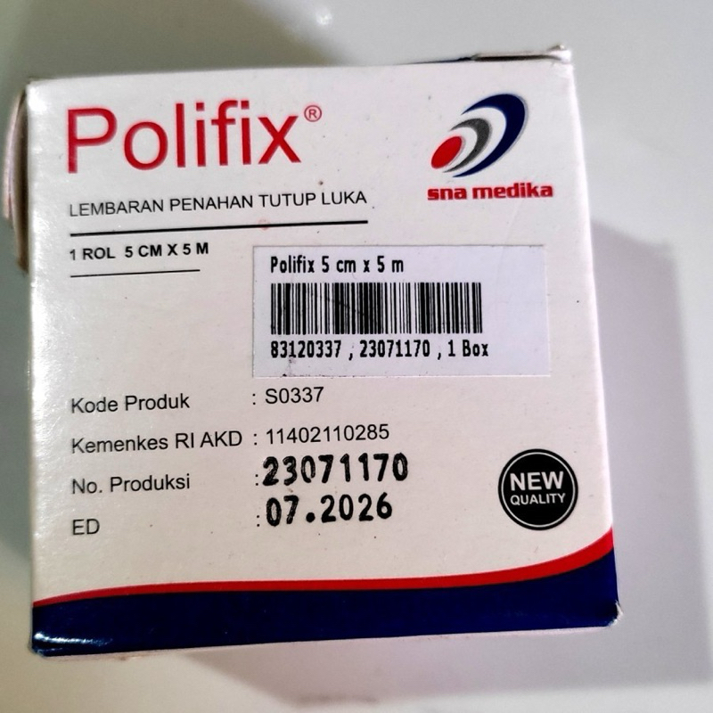 Jual POLIFIX 5x5/perekat medis/polifix 5x5/Polifix Plester 5 cm x 5 m ...