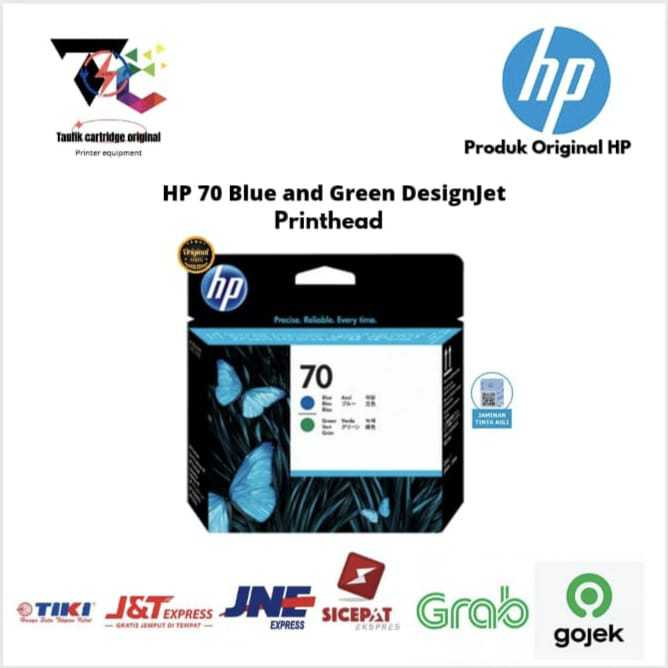 Jual Printhead HP 70 Blue and Green Designjet Original | Shopee Indonesia