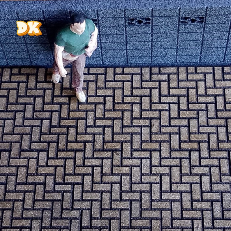 Jual Miniatur Jalan Conblock Properti Diorama Diecast | Shopee Indonesia