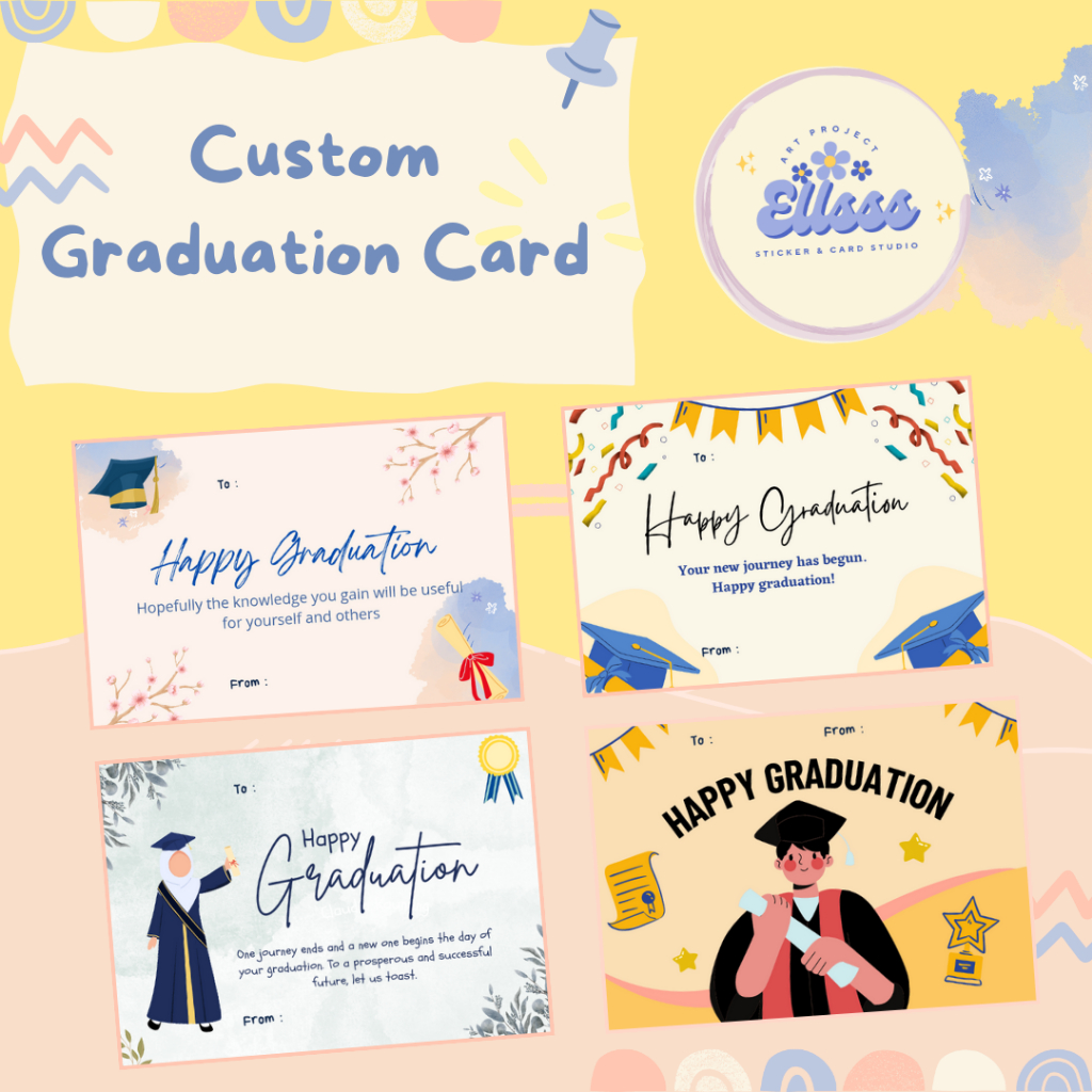 Jual Greeting Card Graduation, Kartu Ucapan Selamat Wisuda / Kelulusan ...