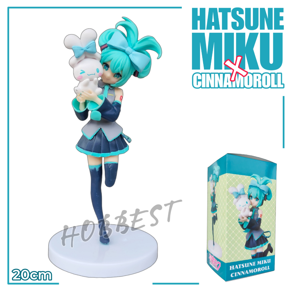 Jual HATSUNE MIKU x CINNAMOROLL - Action Figure Miniatur Pajangan ...