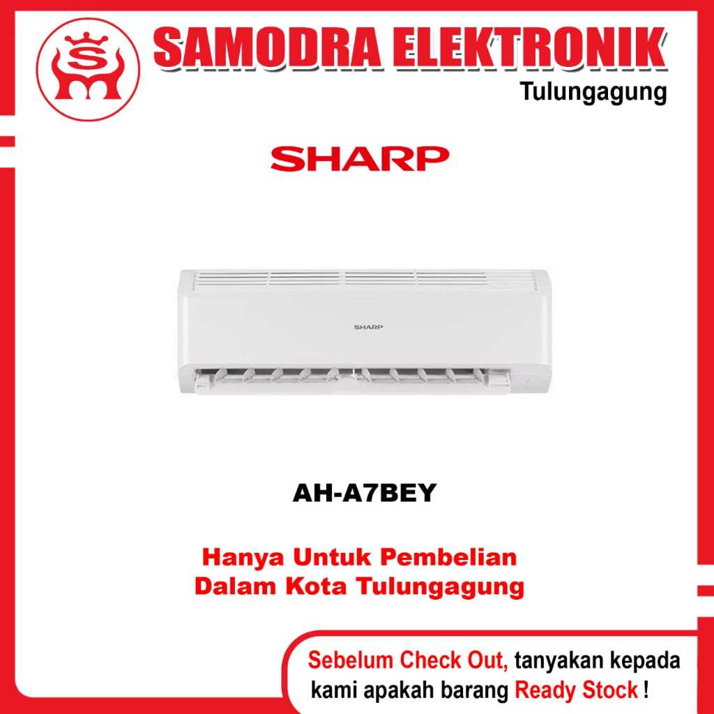 Jual (Gratis Pemasangan) AC SHARP 3/4 PK AH-A7BEY Air Conditioner Garansi 10 Tahun Air ...