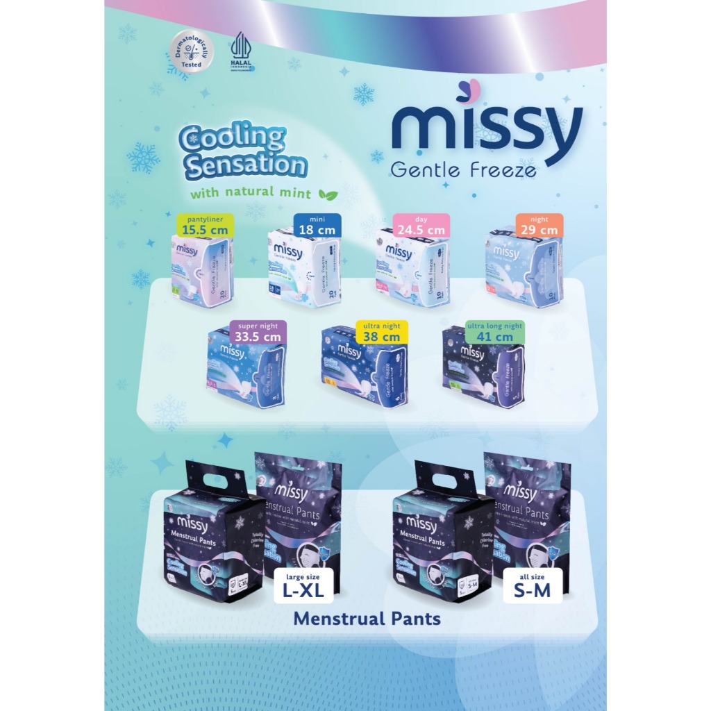 Jual PROMO READY STOCK MISSY GENTLE FREEZE / SKIN FRIENDLY / PURE ...