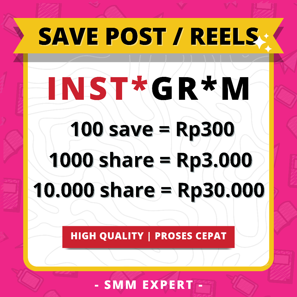 Jual Save Instagram Engagement Post Reels IG Menambah Simpan Postingan ...