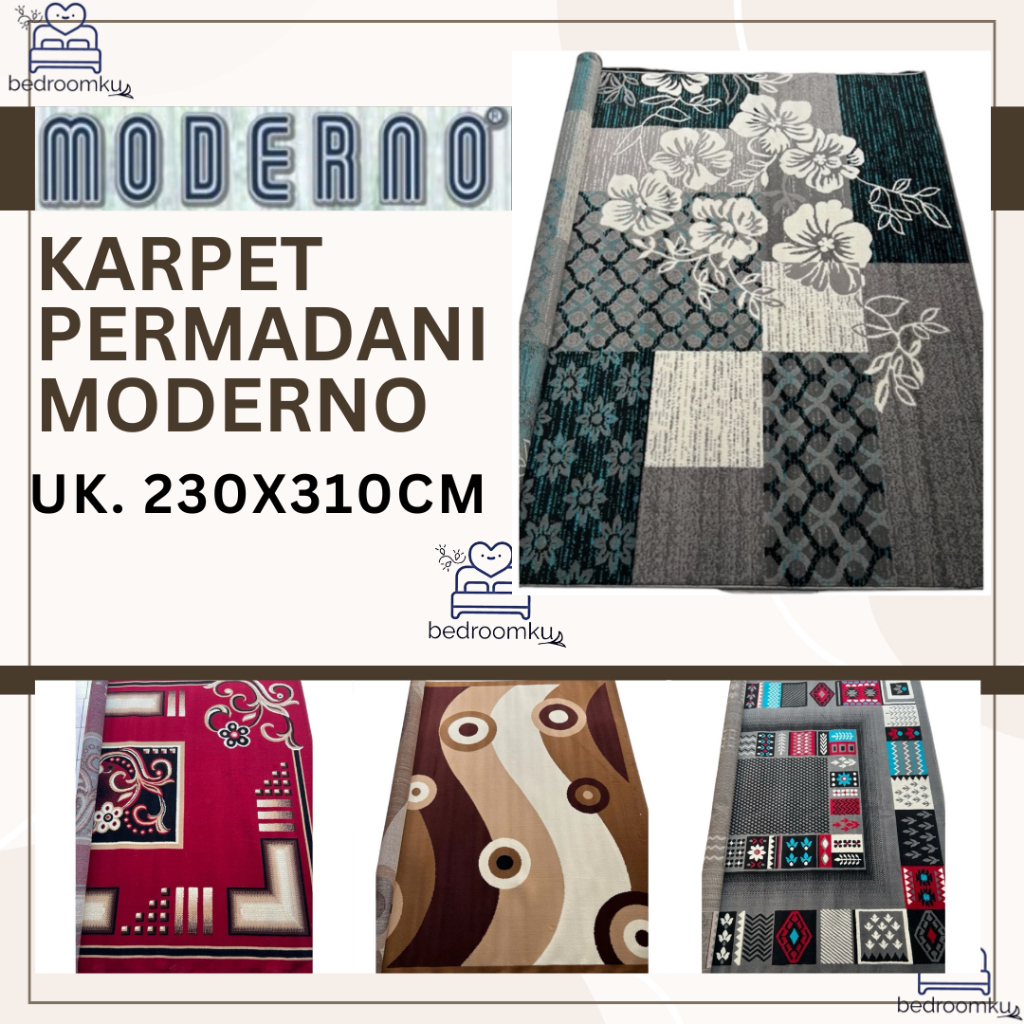 Jual Karpet Permadani Moderno Premium Ukuran 230x310cm Karpet Lantai ...