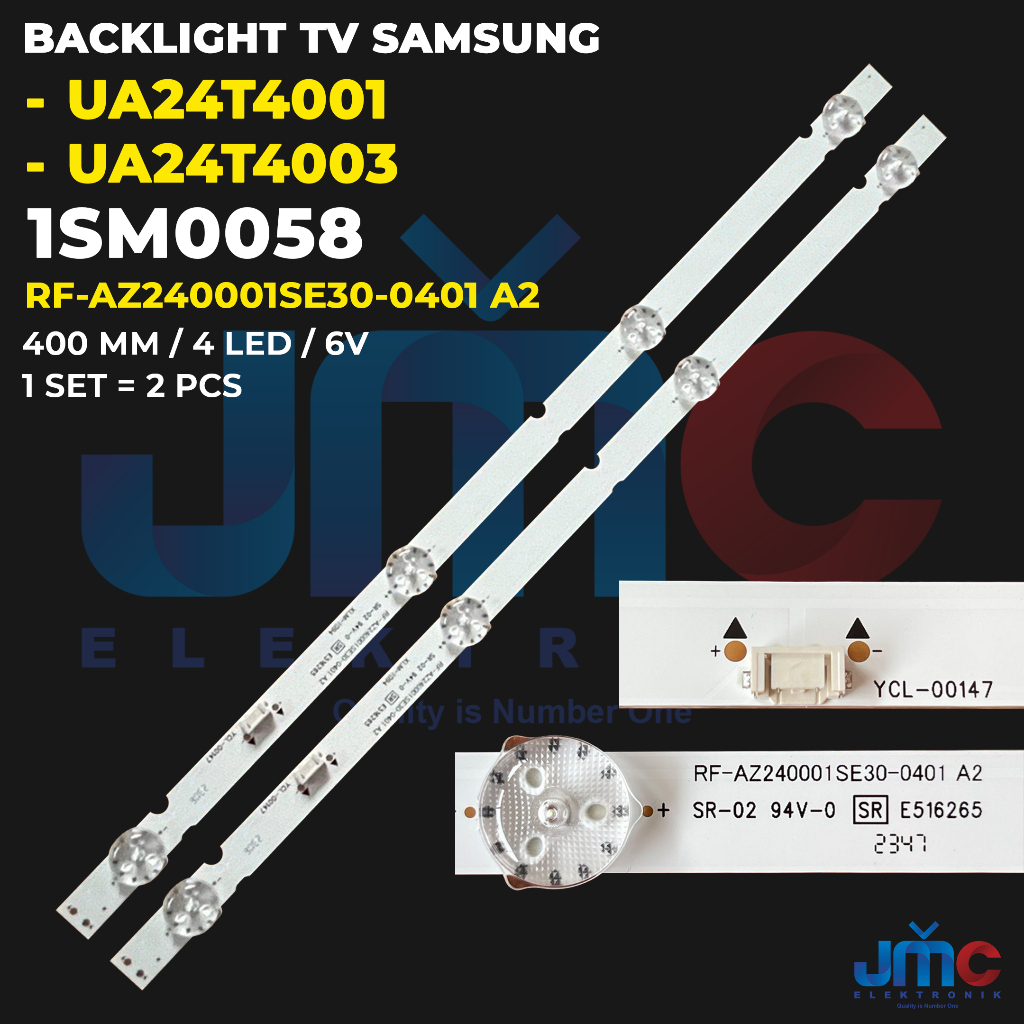 Jual Backlight TV SAMSUNG 24 Inch UA24T4001AK UA24T4003AK RF-AZ240001SE30-0401 A2 | Shopee Indonesia