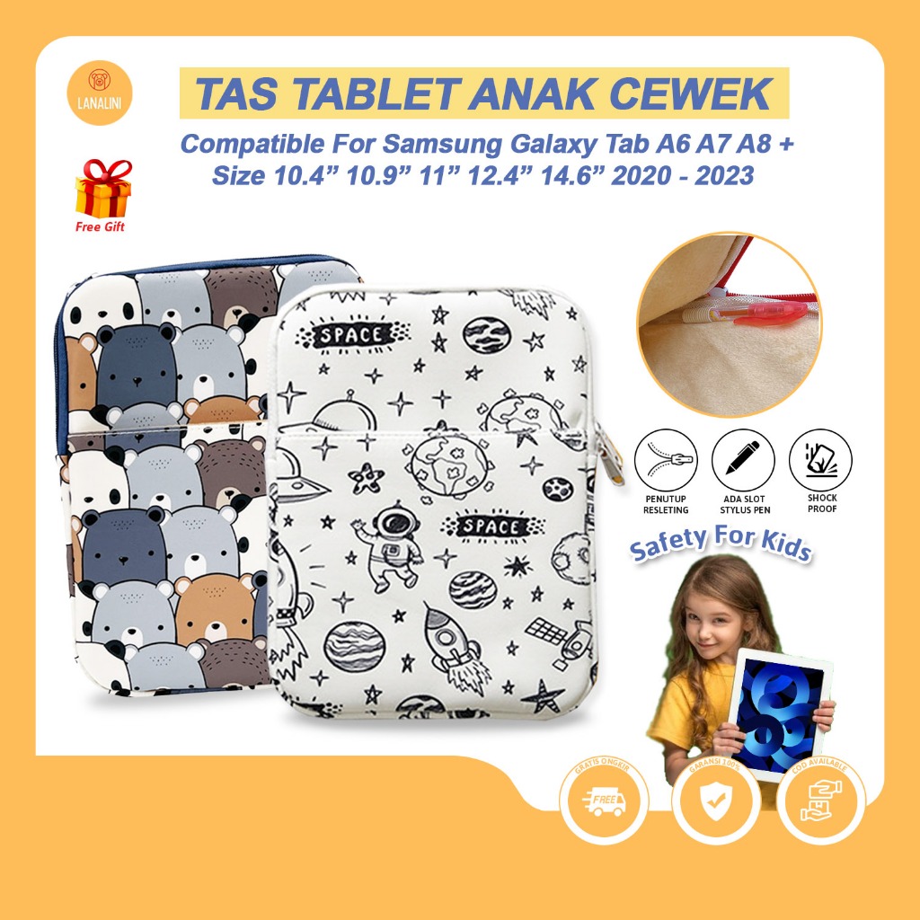 Jual Sleeve Tas Case Samsung Galaxy Tab A11 A9 8.7" A9 Plus 11" inch ...