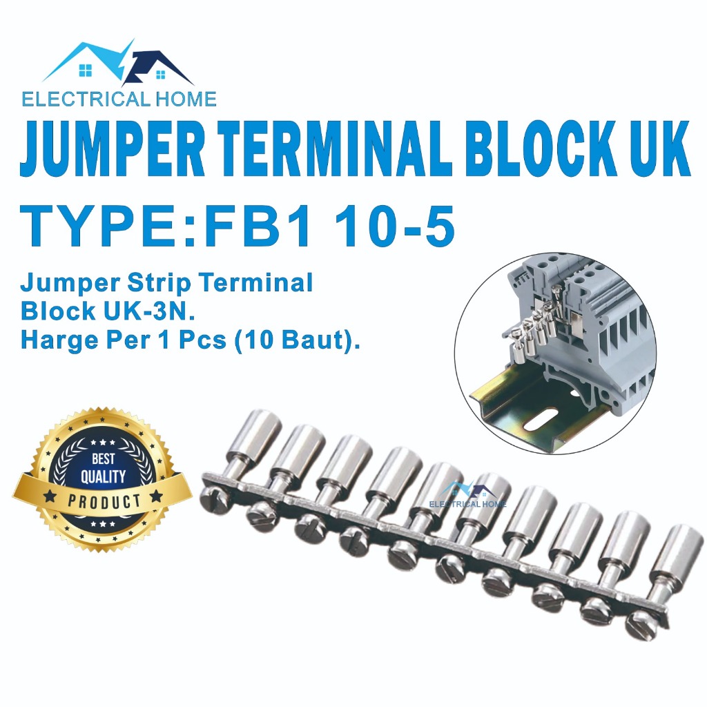 Jual Jumper Terminal Block UK-3N Type FB1 10-5 | Shopee Indonesia