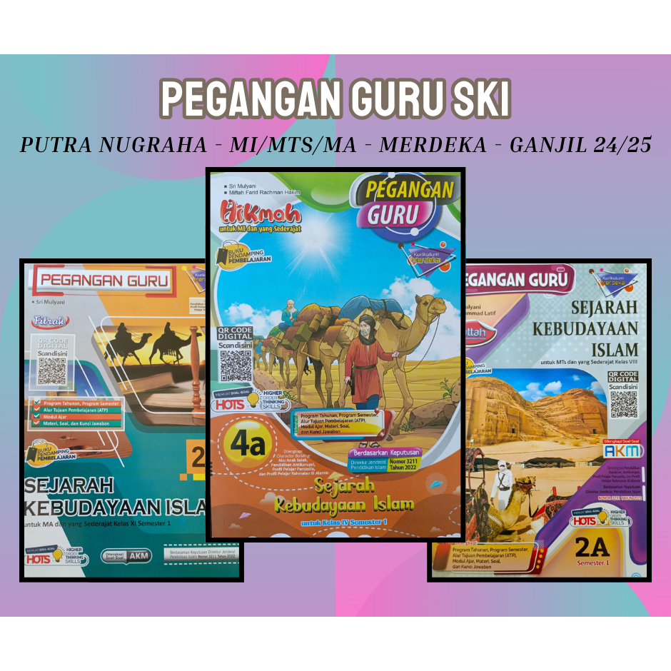 Jual Buku Pegangan Guru PG SEJARAH KEBUDAYAAN ISLAM SKI PUTRA NUGRAHA MI MTS MA Kelas 1 2 3 4 5 ...