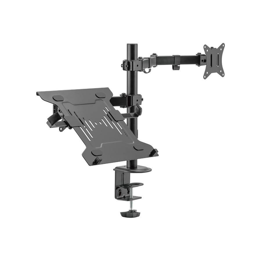 Jual Brateck Bracket Monitor Mounts 17"-32" LDT66-C024ML Dual-Monitor ...