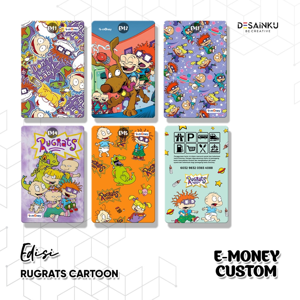 Jual Emoney RUGARTS CARTOON / NICKELODION / Tap Cash Flazz Brizzi ...