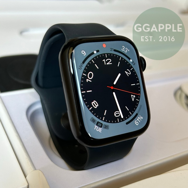 Jual iBox Apple Watch Series 8 45mm Midnight BH99% Fullset Original ...