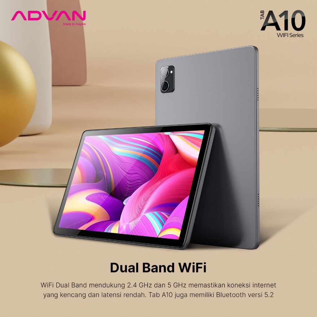 Jual ADVAN TABLET TAB A10 WIFI SERIES | Shopee Indonesia