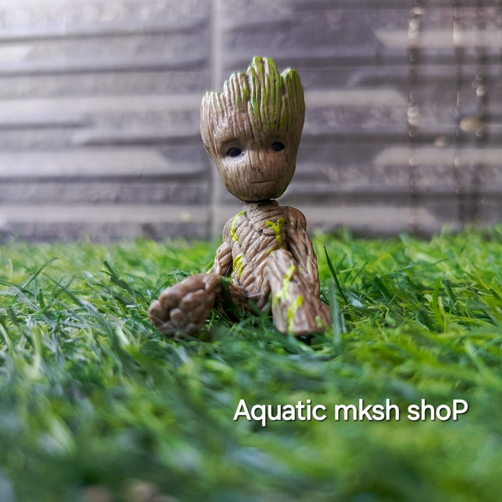 Jual Groot Action Figure Marvel Holding Bird Nest 5cm TKR5 | Shopee ...