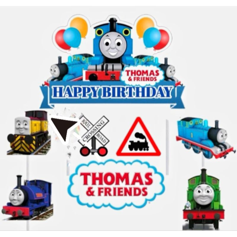Jual Toper Karakter Thomas Cake Topper Murah Hiasan Kue Ulang Tahun ...
