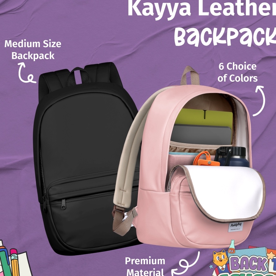 Jual HJ6 Paddy Kayya Backpack Paddybag Tas Ransel Wanita Sekolah ...