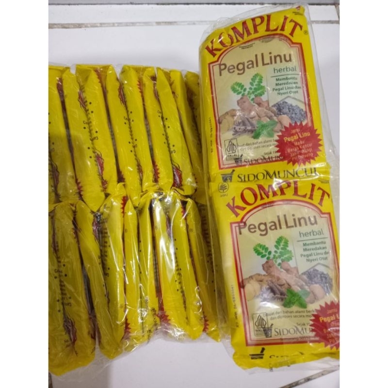 Jual Jamu Komplit Pegel Linu Sido Muncul isi 20 Sachet | Shopee Indonesia