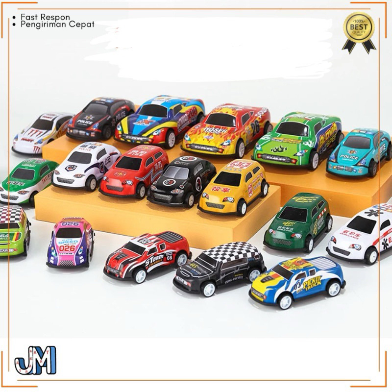 Jual Mainan Mobil Mini Anak Pullback isi 10Pcs | Shopee Indonesia