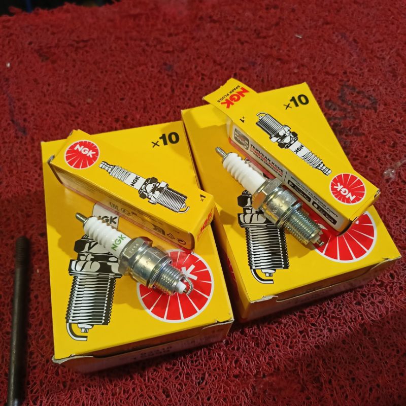 Jual Busi vespa asli NGK drat panjang dan pendek | Shopee Indonesia
