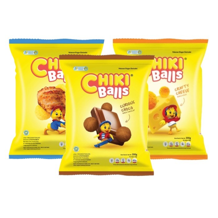 Jual Chiki Balls Snack Makanan Ringan Bulat 16 gr. 10 pcs | Shopee ...
