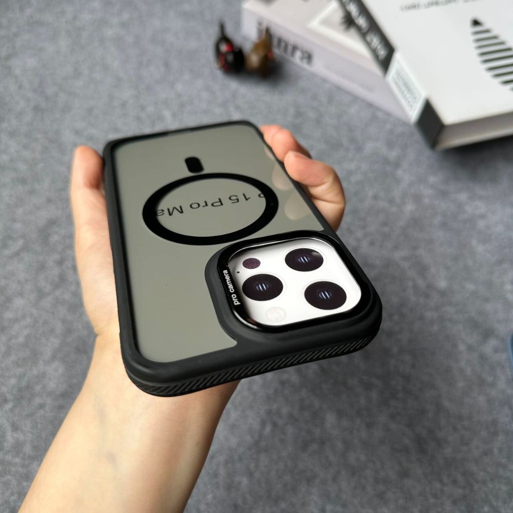 Jual Premium Luxury Patch Color Magnetic Magsafe Case iPhone 11 12 13 ...
