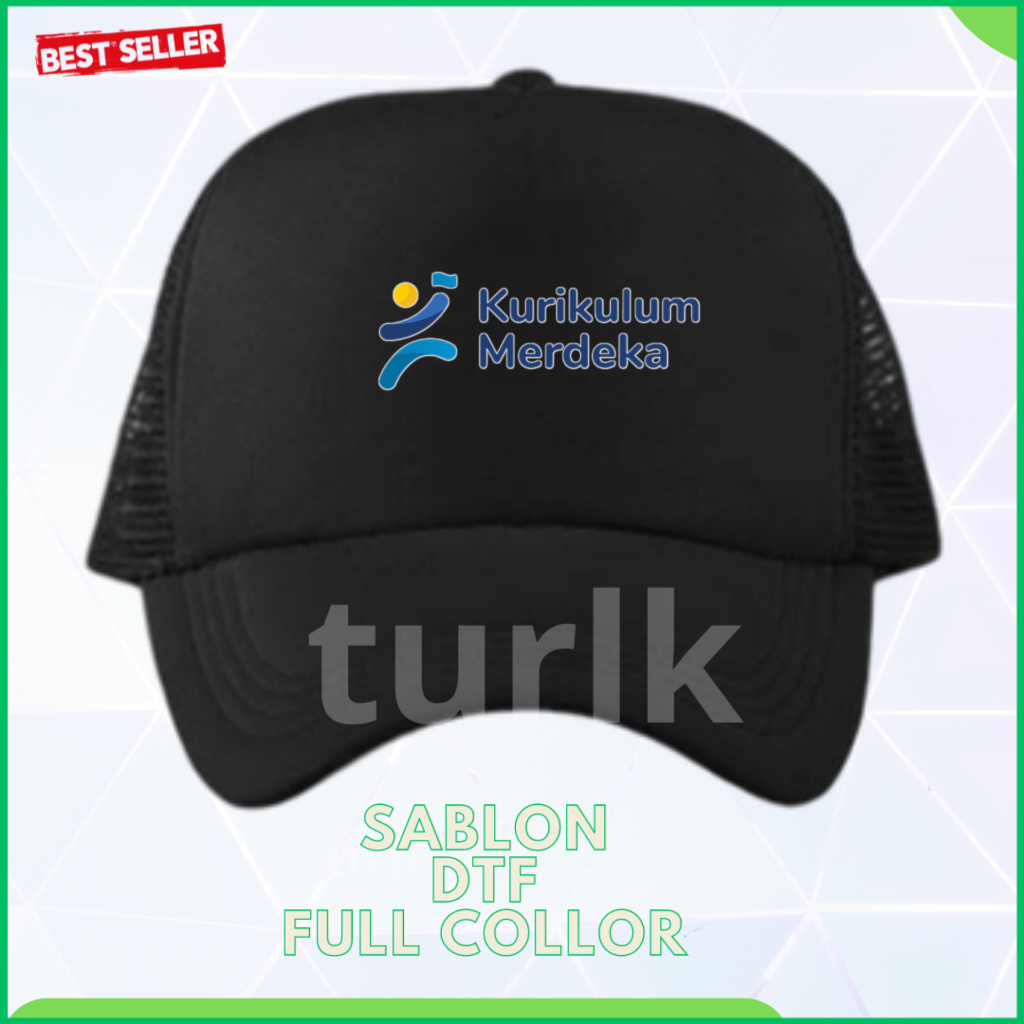 Jual Topi Kurikulum Merdeka Topi Trucker Kurikulum Merdeka Custom ...